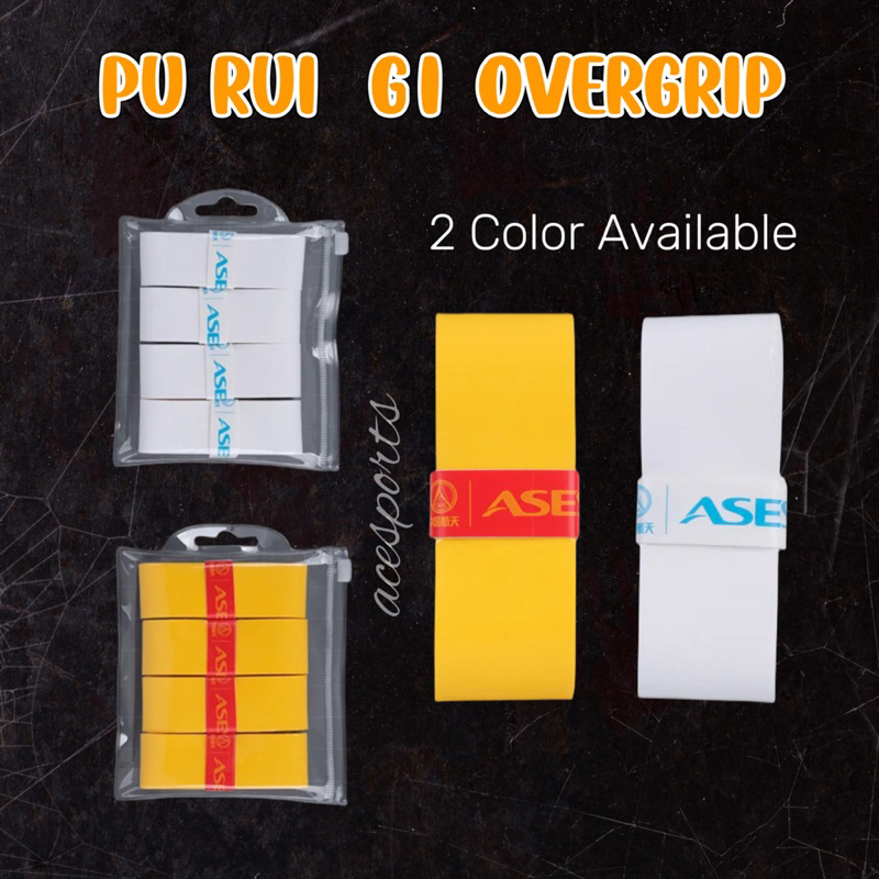 PURUI x ASES G1 Overgrip more Absorb sweat and Sticky 0.6mm ...