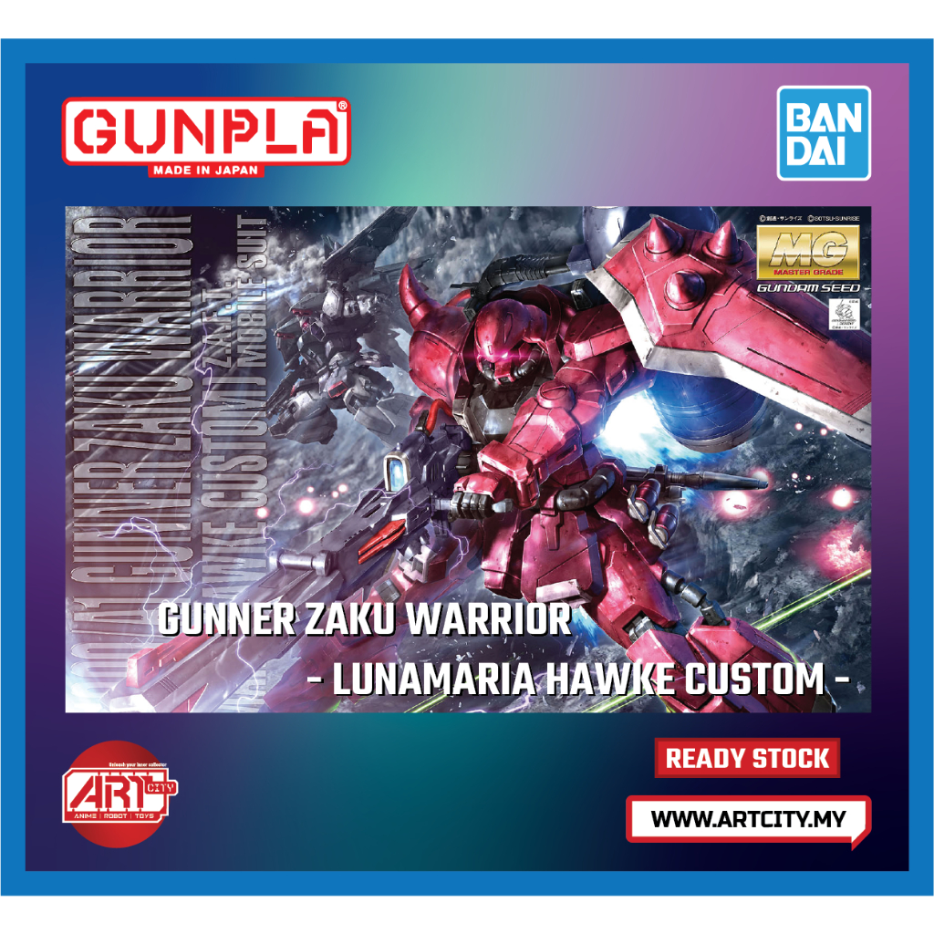 (READY STOCK)Bandai - MG Gunner Zaku Warrior - Lunamaria Hawke Custom ...