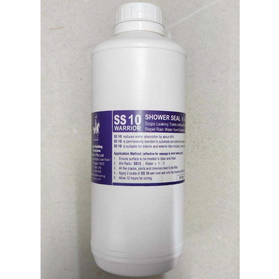 No Hacking Bathroom Waterproofing 1Kg Warrior SS10 Shower Seal ...
