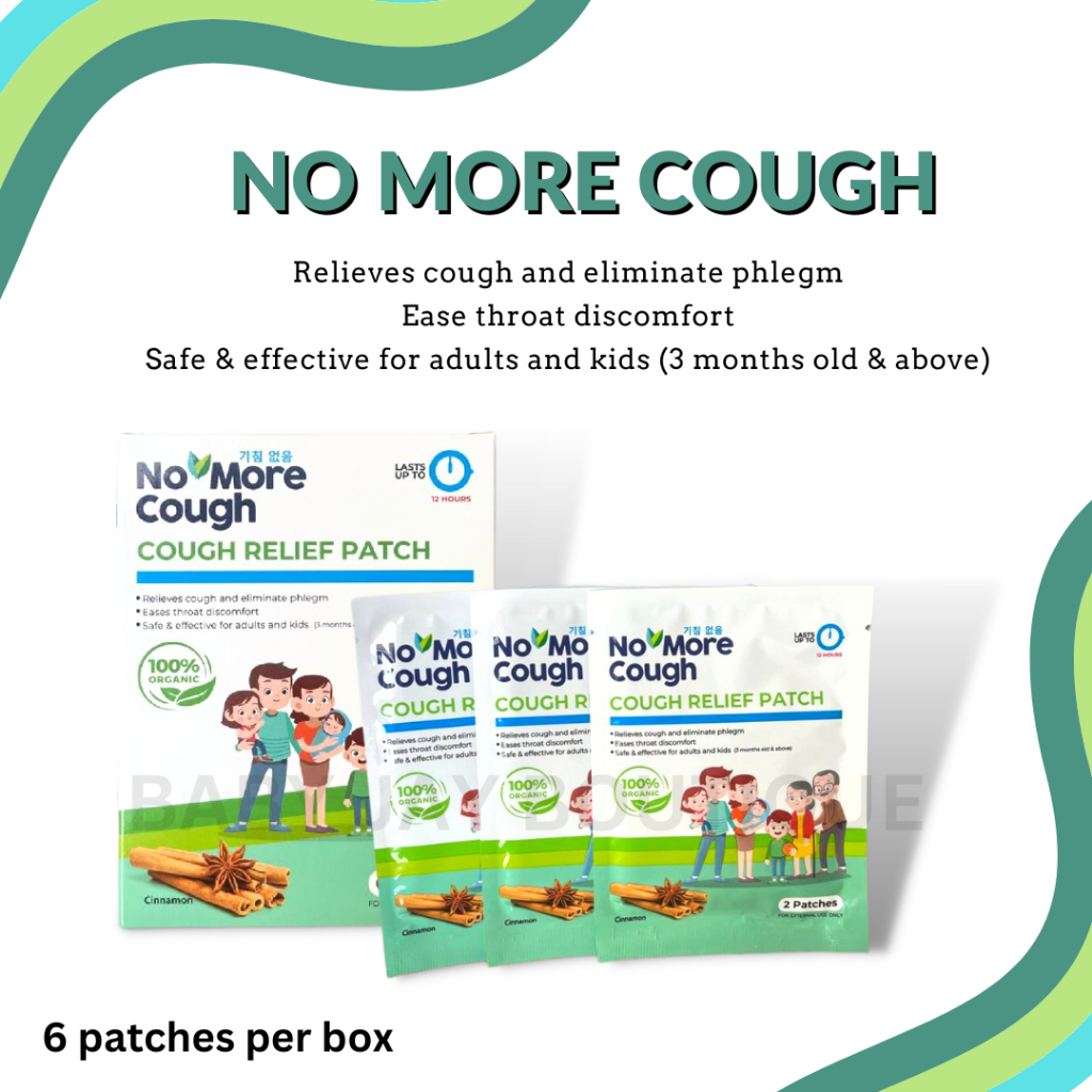 No More Cough Cough Relief Patch | Shopee Malaysia