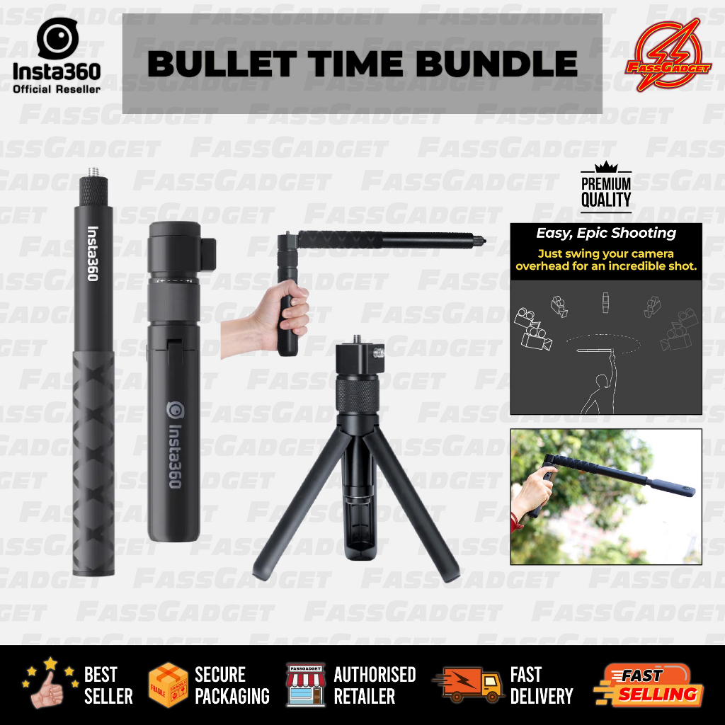 (🔥READYSTOCK🔥) Insta360 Bullet Time Bundle/Handle FOR INSTA360 ONE X2 ...