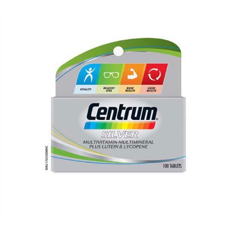 Centrum Silver Multivitamin-Multimineral Plus Lutein 100s (Eye Health ...