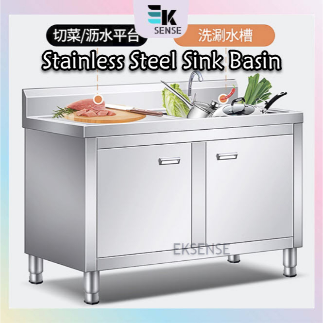 Commercial Stainless Steel Large Sink Kitchen Cabinet Wash Basins ...