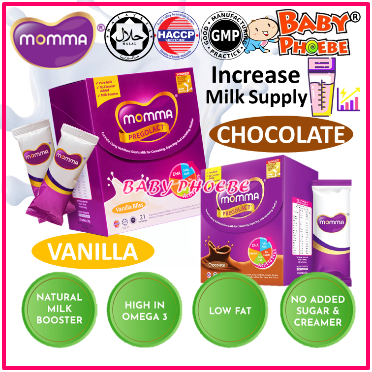 Momma Pregolact Milk Booster (21sachetsx20g) | Shopee Malaysia