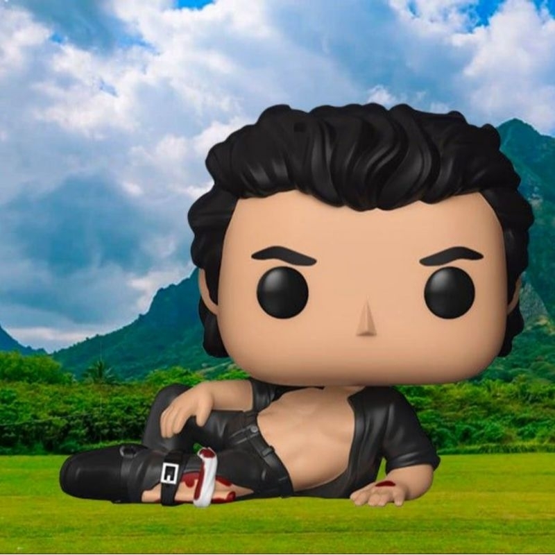 Funko Pop! Movies #552: Jurassic Park-Dr. Ian Malcolm Wounded ...
