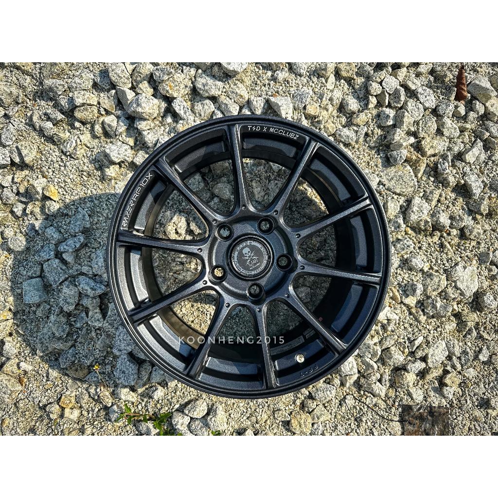 New Car Sport Rim RAXER WHEELS RP10X (Flow Forming Technology) - 15x7.5J 5x114 ET35 - DARK ...