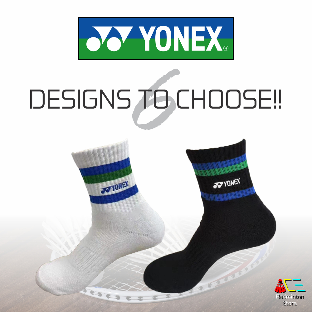 Original YONEX Badminton Socks with 6 Designs to Choose!! | Shopee Malaysia