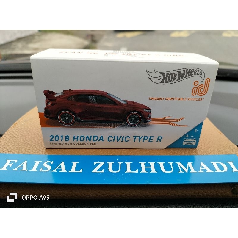 Hot Wheels ID Box 2018 Honda Civic Type R Uniquely Identifiable ...