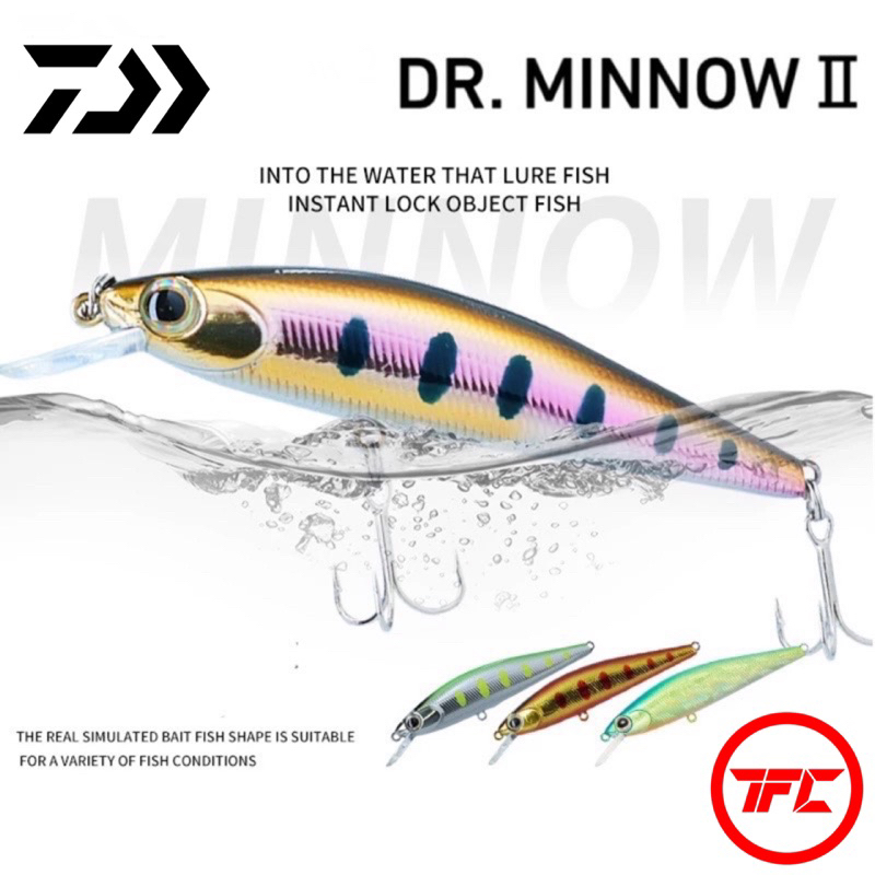 DAIWA DR Minnow II Twitch & Dart 42S / 50S / 70S Sinking | Shopee Malaysia