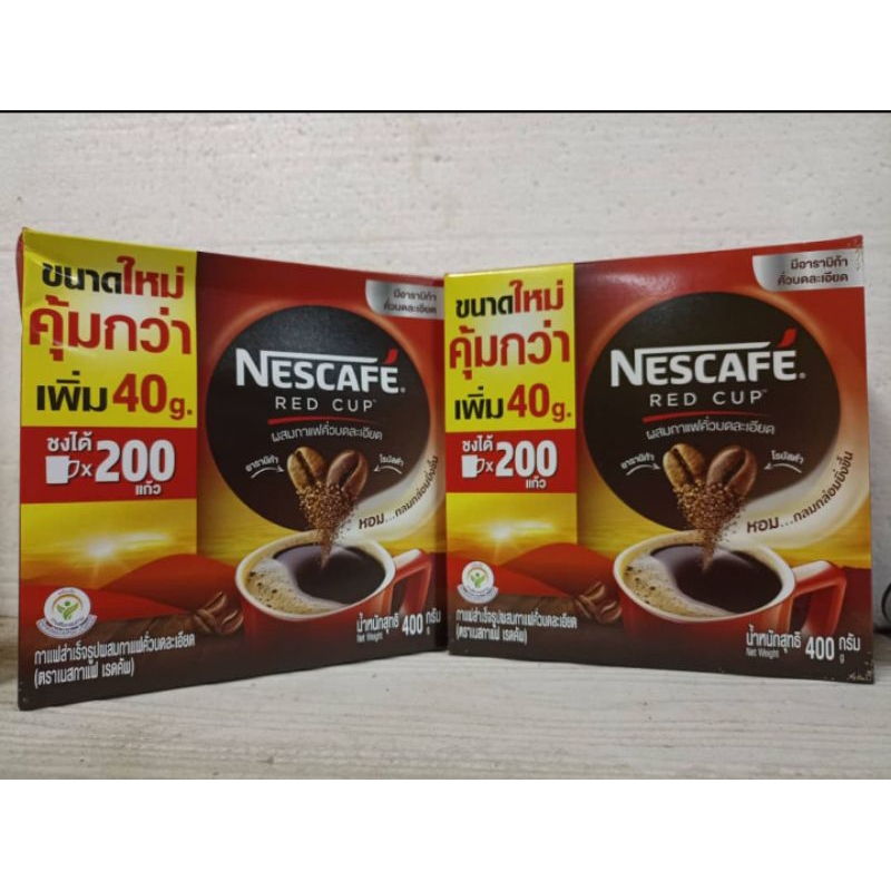 [READY STOCK] NESCAFE RED CUP THAILAND ( Pek Baru 400g ) | Shopee Malaysia