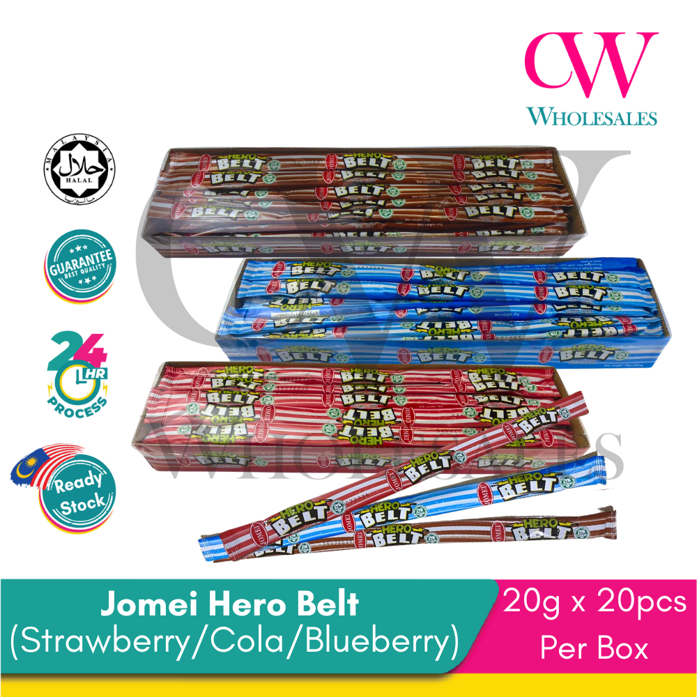 Jomei Hero Belt Gummy Candy 20g X 20pcs Per Box | Shopee Malaysia