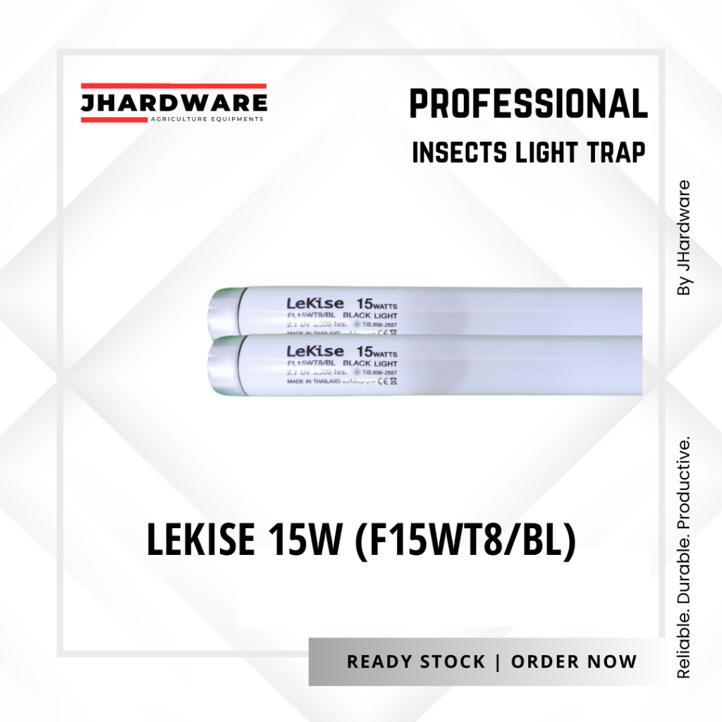 LEKISE 15W INSECT KILLER TUBE/ BLACK LIGHT ACTINIC TUBE (F15WT8/BL ...