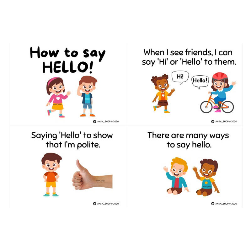Social Story (ENG) PDF - Ask For Permission / Playing With Friends ...