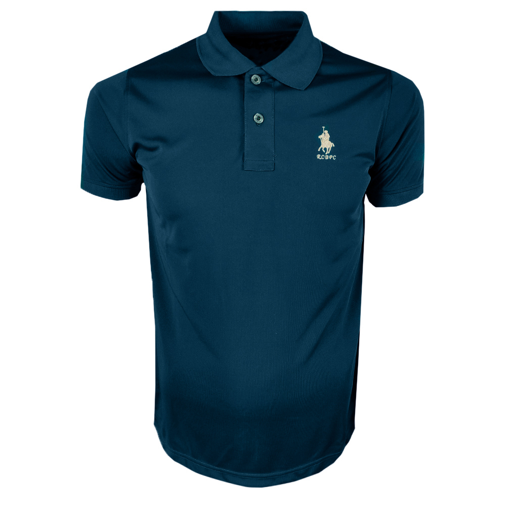 RCB Polo Club Men Dark Blue / Royal Blue Regular Sports Top RMTS11591 ...