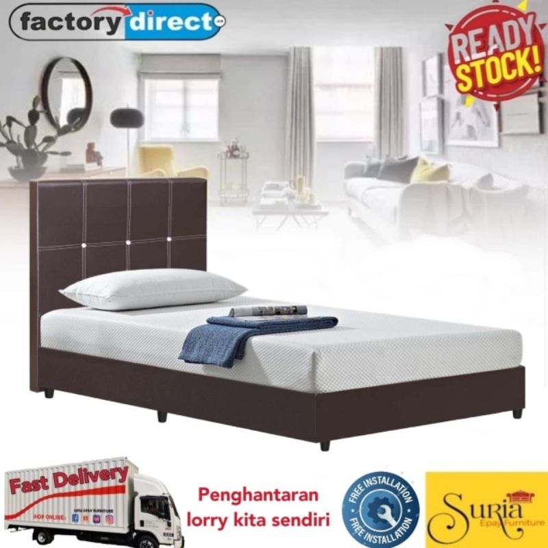 Suria - Single Bed / Katil Single Bed / Single Bed with Mattres"Cts单人床 ...