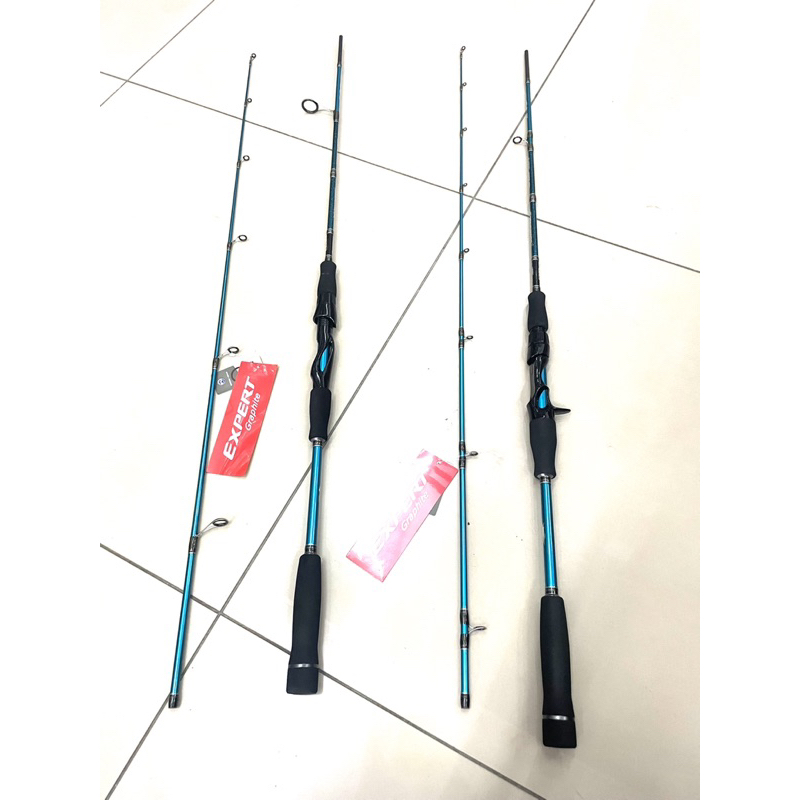 EXPERT COMMANDO 6kaki 6‘6kaki 10-20lb 10-25lb bc/spinning rod fuji rod ...