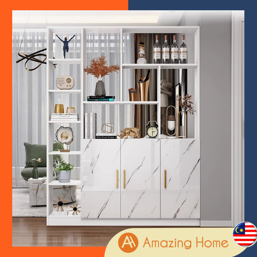 AmazingHome Entrance Cabinet Storage Cabinet Modern Living Room Display ...
