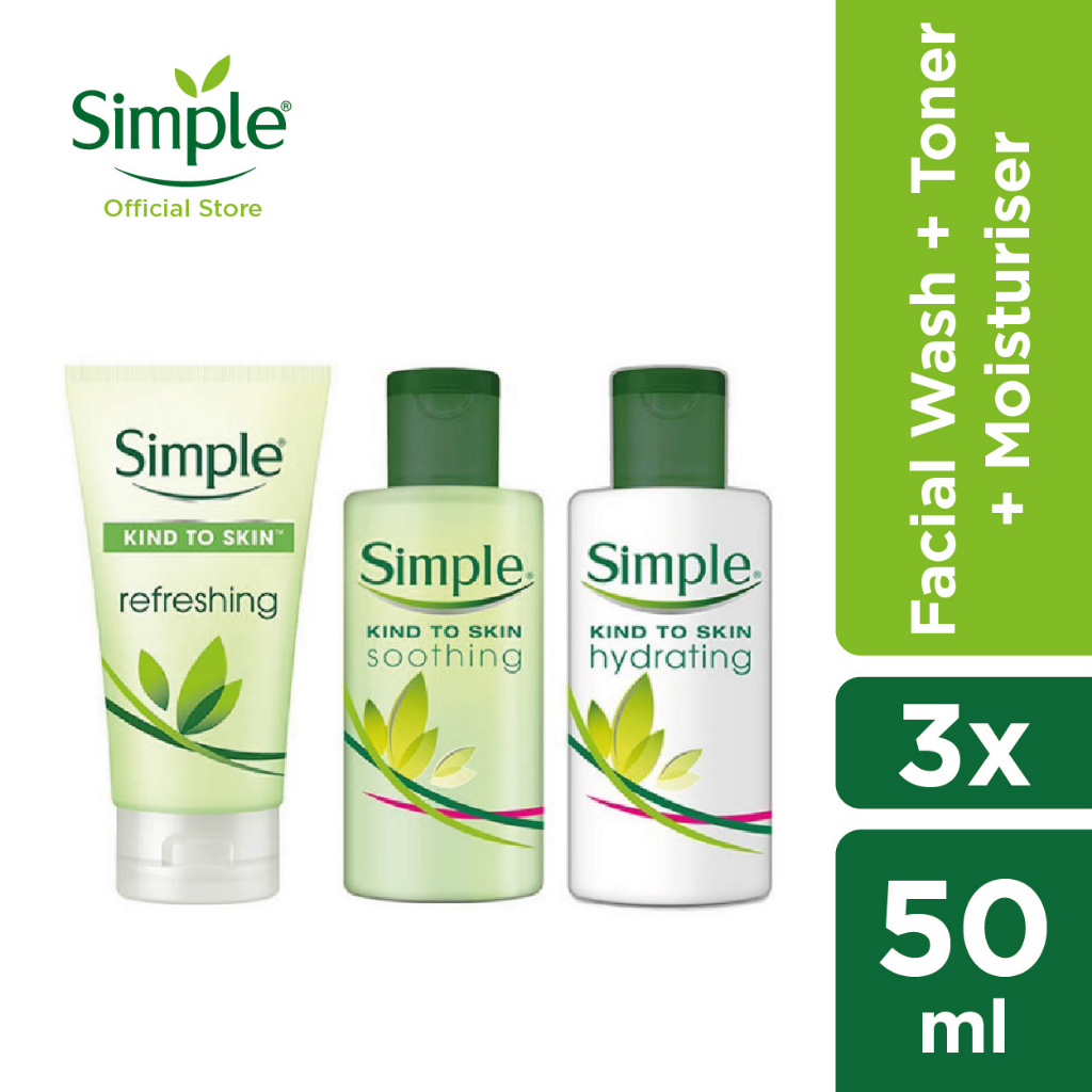 [Clearance] Simple Kind to Skin 3-Step Kit (Exp: July 2025) | Shopee ...
