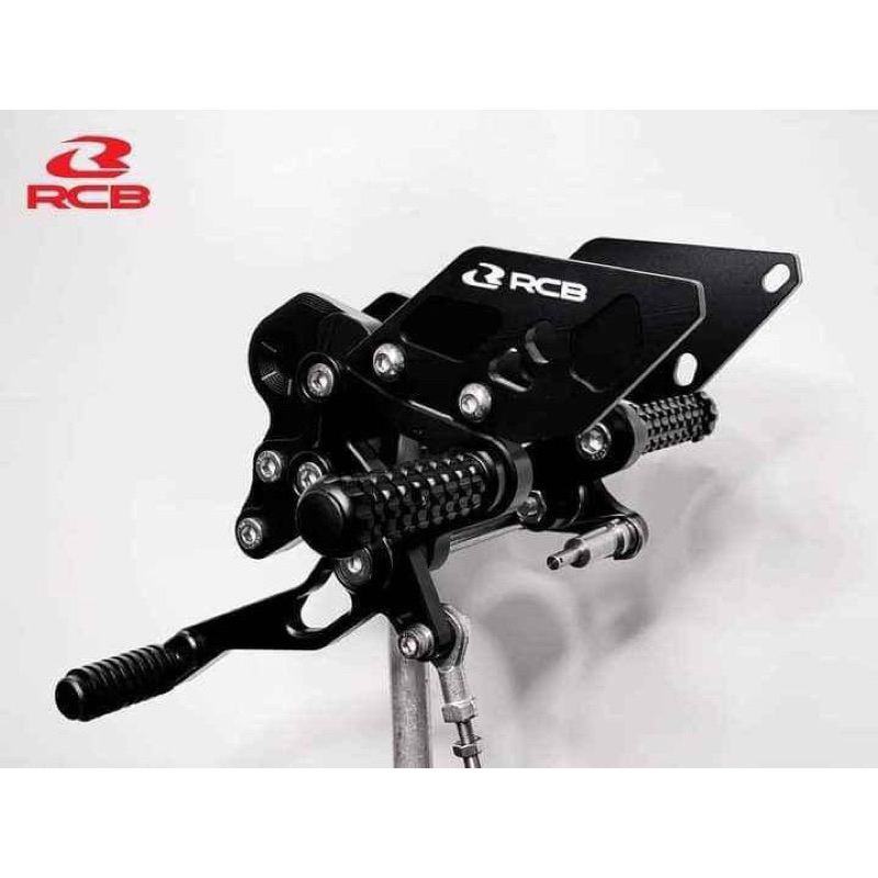 RCB S4 Single Footrest Suzuki Raider Belang R150 Black Hitam 01FR024 ...