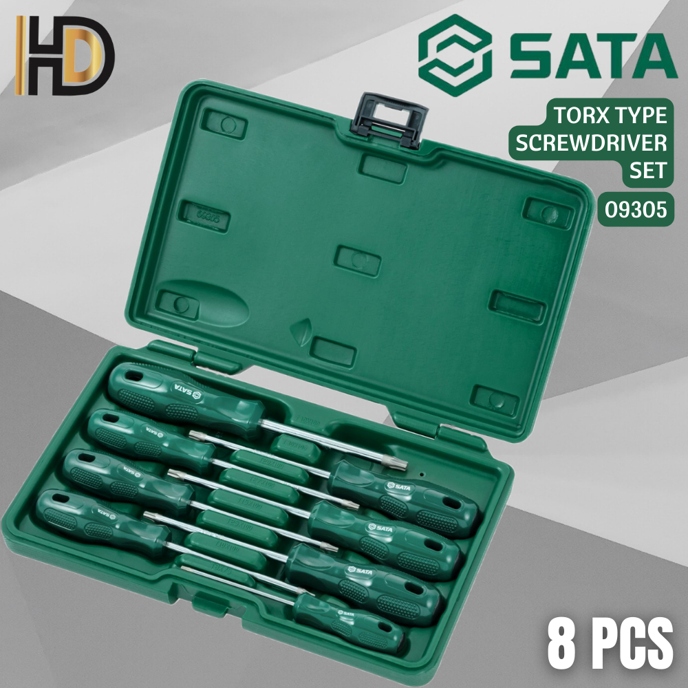 SATA 8 PCS A Series Screwdriver Set / Torx Tips / 09305 | Shopee Malaysia