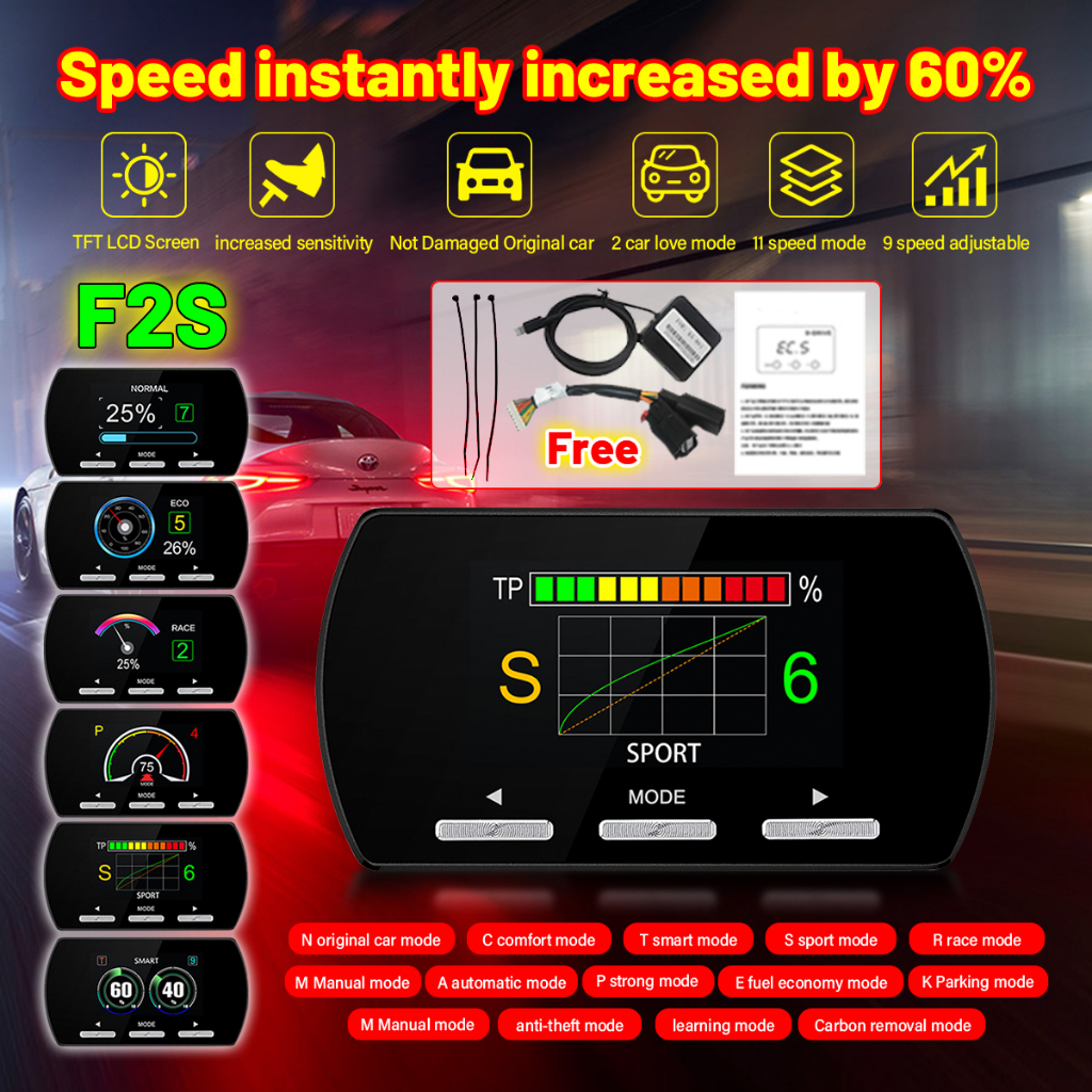 🇲🇾Stock Car Electronic Throttle Controller Accelerator Booster 14 Drive ...