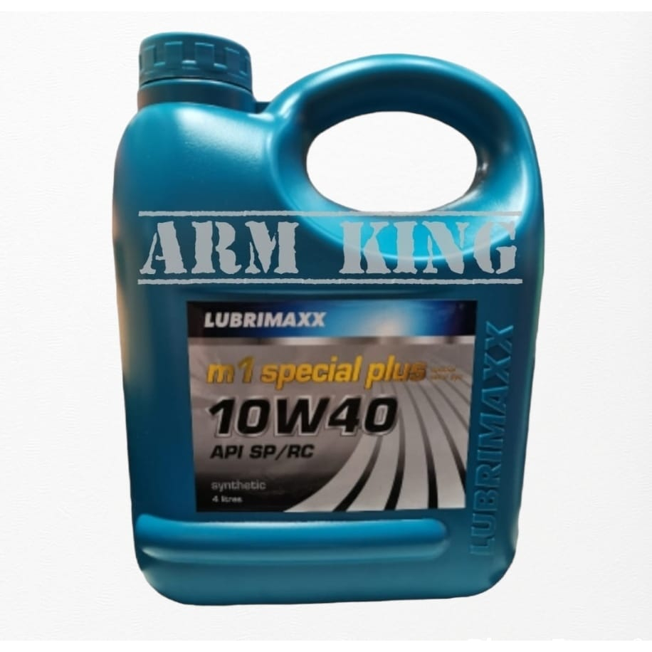 LUBRIMAXX ENGINE OIL M1 SPECIAL 10W40 4 LITER SEMI-SYNTHETIC API SP/RC ...
