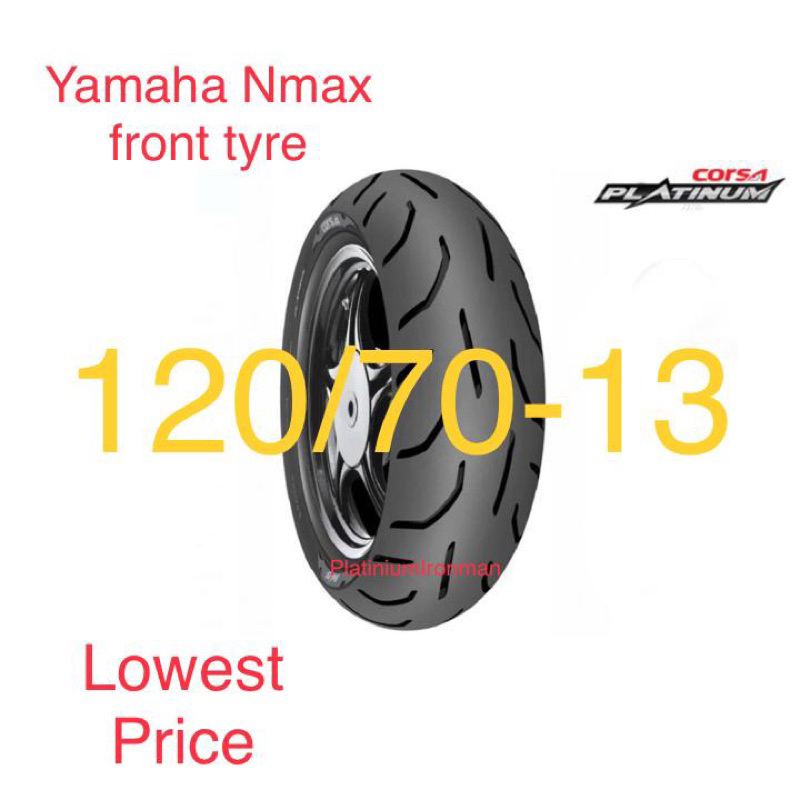 🔥Lowest price🔥Corsa M5 120/70-13 Yamaha Nmax front tubeless tyre ...