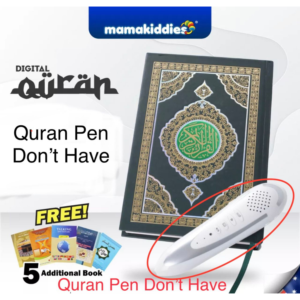 [ PEN TIDAK TERMASUK ] Al Quran Digital Read Pen Islamic Products Quran Book With Quran Pen ...