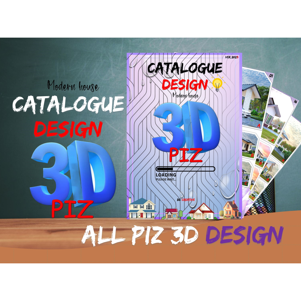 CATALOGUE DESIGN RUMAH PIZ 3D (ALL PIZ 3D HOUSE DESIGN KOD A1 - A21 DESIGN) VER 1- 2023 | Shopee ...