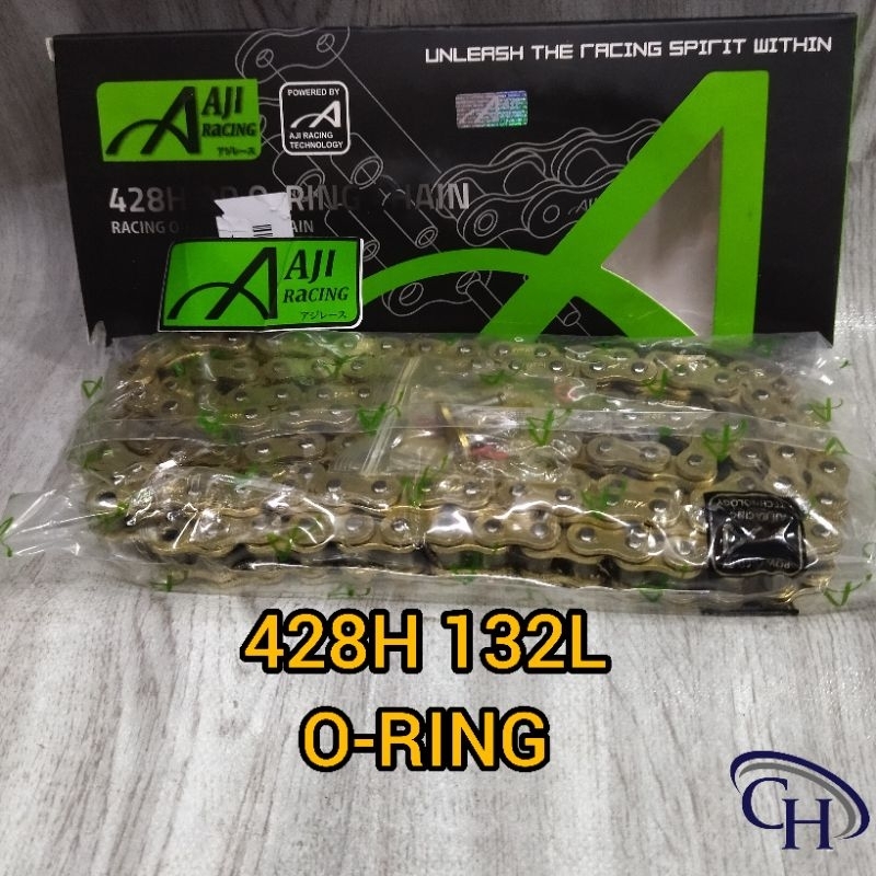 AJI RACING/CHAIN/RANTAI MOTOR/428/415/132L/O-RING/HEAVY DUTY/💯 ORIGINAL ...