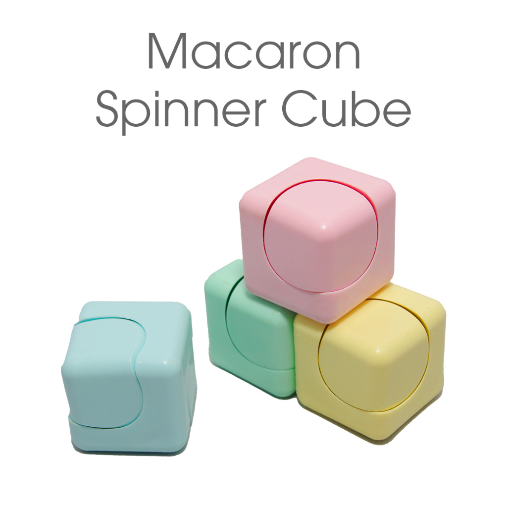 [Ready Stock] Macaron Spinner Cube Fidget Cube Toys Decompression ...