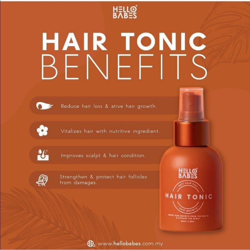 NEW FORMULA! HELLO BABES HAIR TONIC READY STOCK HAIR VITAMIN TONIK RAMBUT | Shopee Malaysia