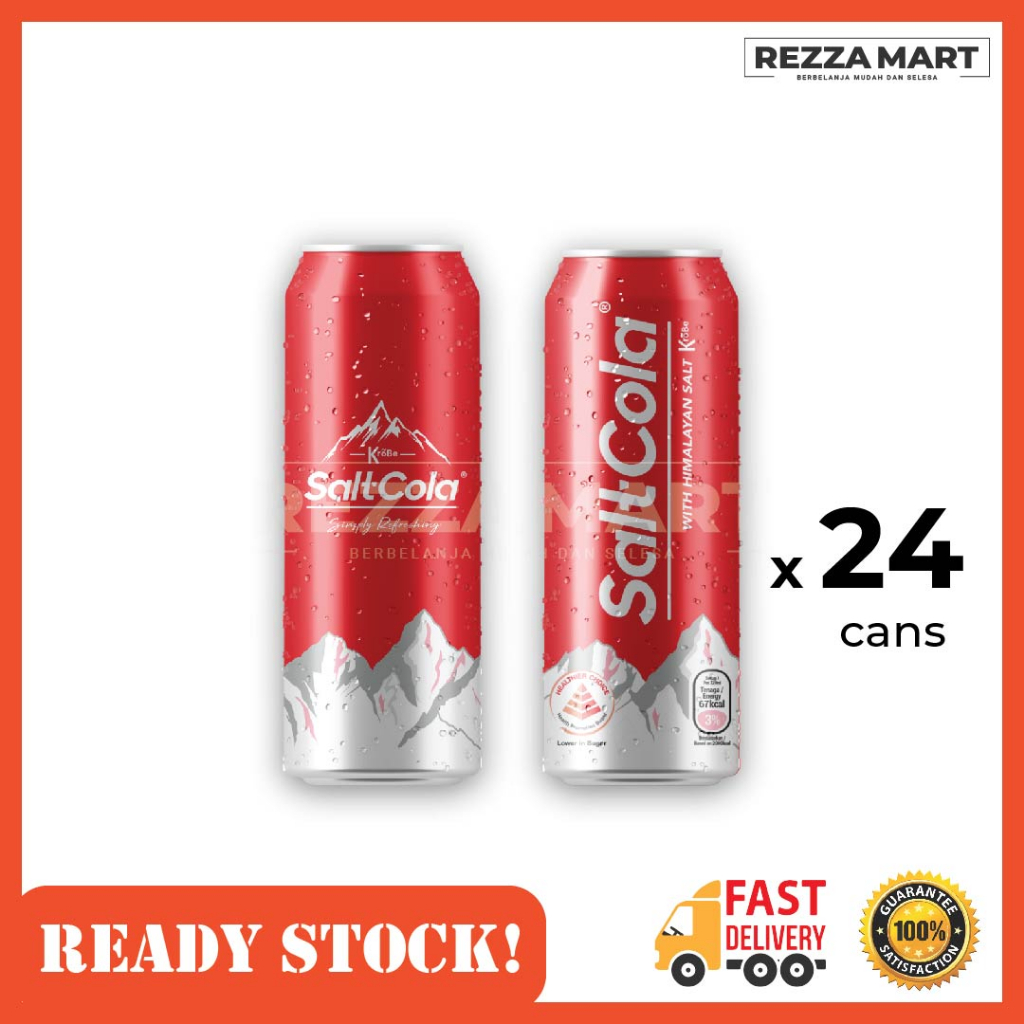 Salt Cola KroBe Cholesterol Free / Minuman Cola / Cola Drink [24 X ...