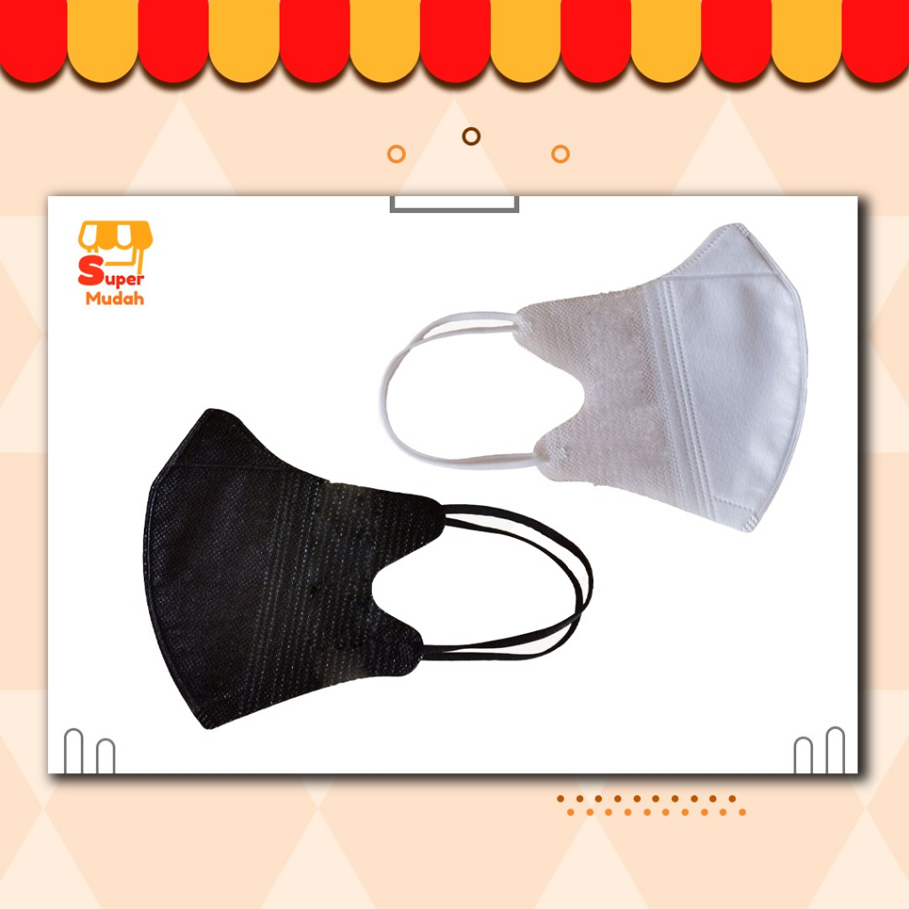 [50pcs] 3D Dewasa Earloop Topeng Duckbill Design Disposable Pelindung ...