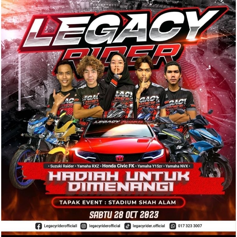 BAJU LEGACY RIDER 2.0 ORIGINAL | Shopee Malaysia