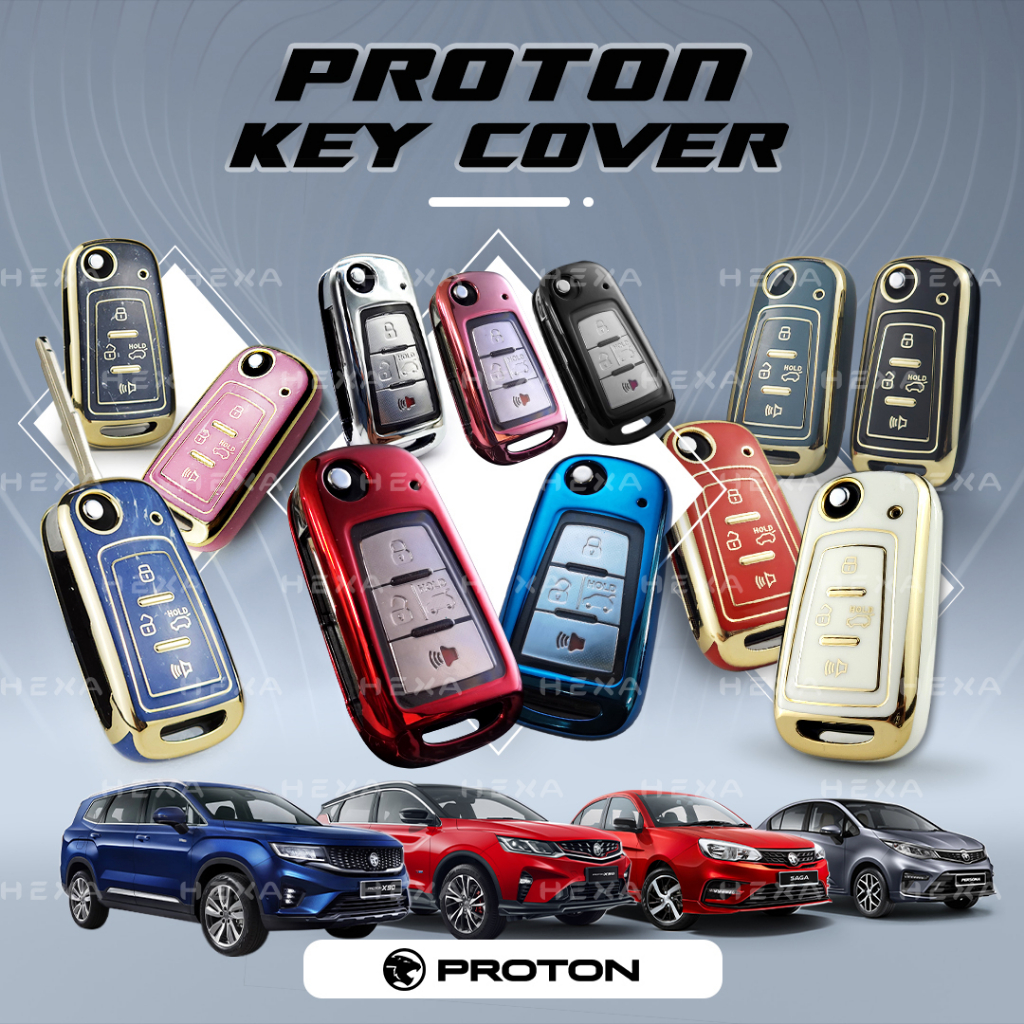 [𝐊𝐞𝐲 𝐂𝐨𝐯𝐞𝐫] Proton SAGA PERSONA PREVE IRIZ TPU Chrome Marble Key Case ...