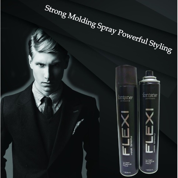 Fontane Flexi Hair Spray 420ml Strong Hold Long Lasting Styling Hair ...