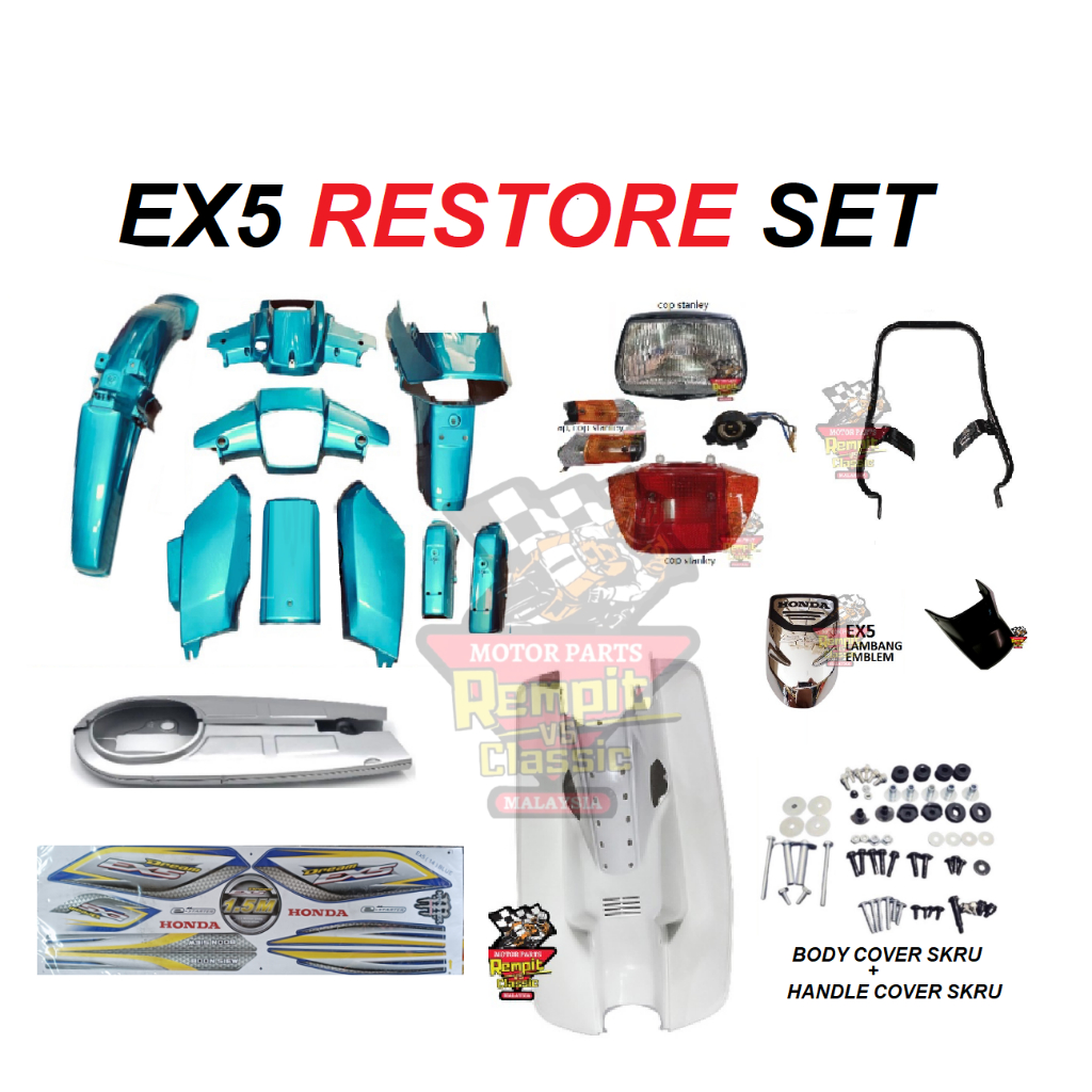 REMPIT EX5 RESTORE PACKAGE SET Ex5 High Power Ex5 Dream Cover Set (5 ...
