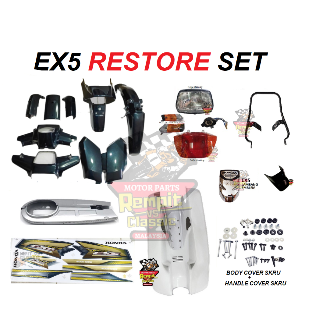 REMPIT EX5 RESTORE PACKAGE SET Ex5 High Power Ex5 Dream Cover Set (5 ...