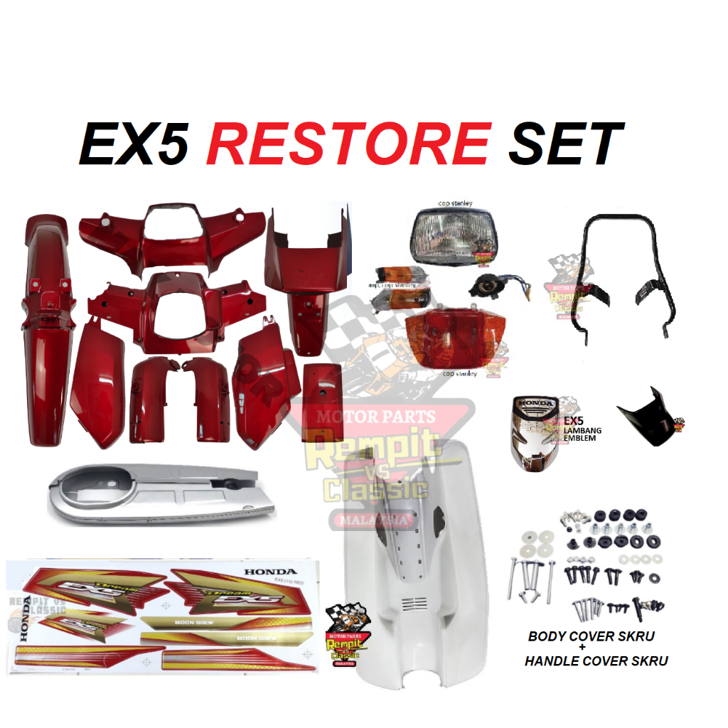 REMPIT EX5 RESTORE PACKAGE SET Ex5 High Power Ex5 Dream Cover Set (5 ...