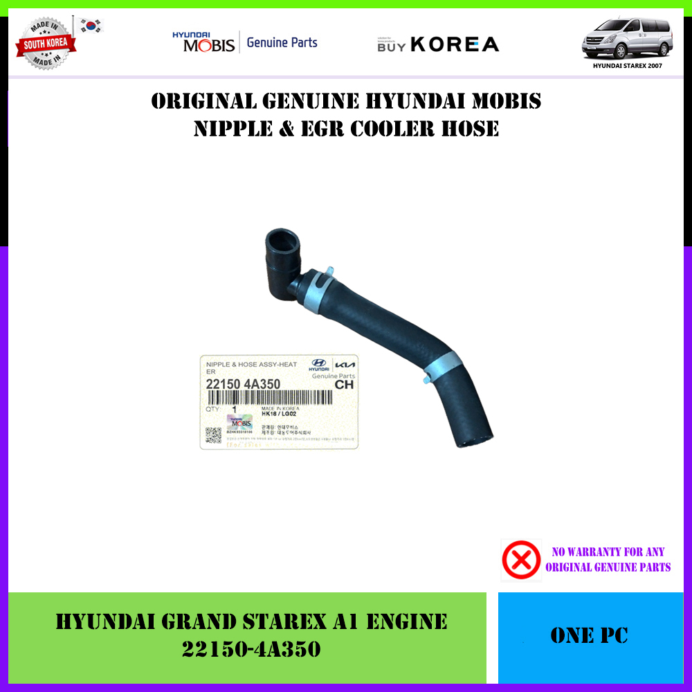 Hyundai Grand Starex A1 Genuine Hyundai Mobis Heater Pipe / Turbocharge ...