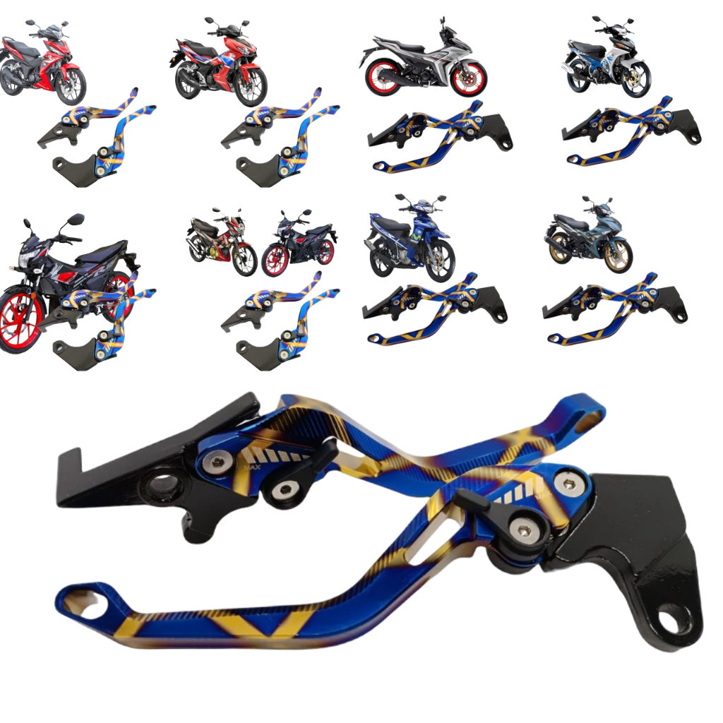 Y16ZR Y15ZR LC135 5S Y125ZR RS150 RSX150 SUZUKI RAIDER 150 BELANG 150 TITANIUM CROSS BRAKE LEVER ...