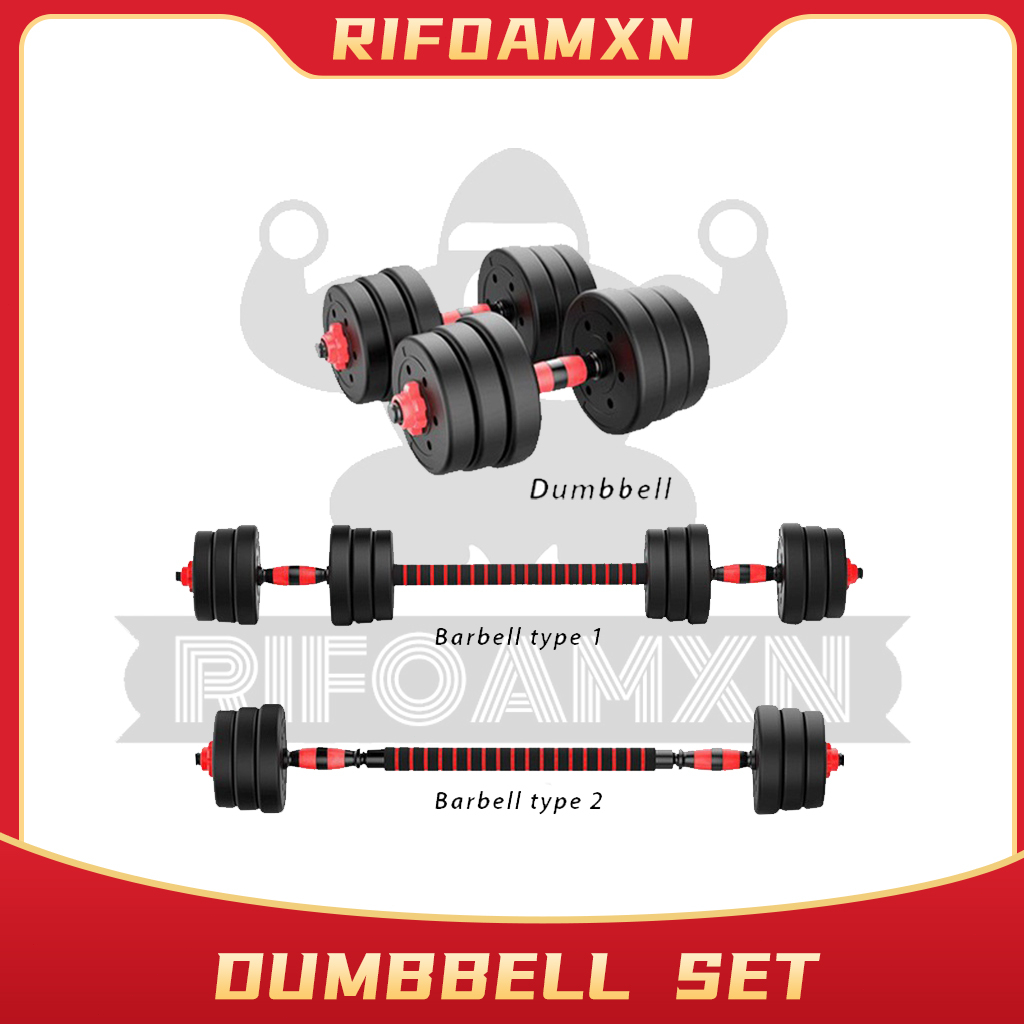 SET DUMBBELL 10/15KG GETAH - ALAT SENAMAN GIM RUMAH PROFESIONAL 💪 ...