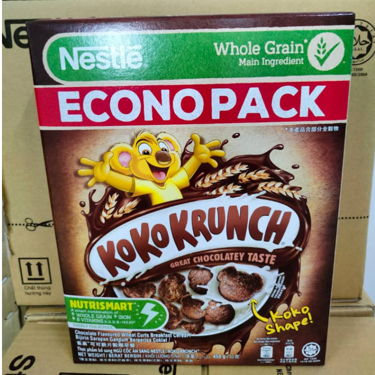 NESTLE KOKO KRUNCH Cereal Econopack Box 450g | Shopee Malaysia