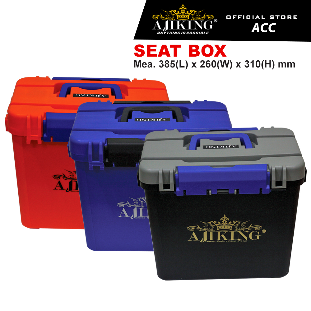 Ajiking Seat Box Waterproof Fishing Tackle Box Tool Fishing Lure ...
