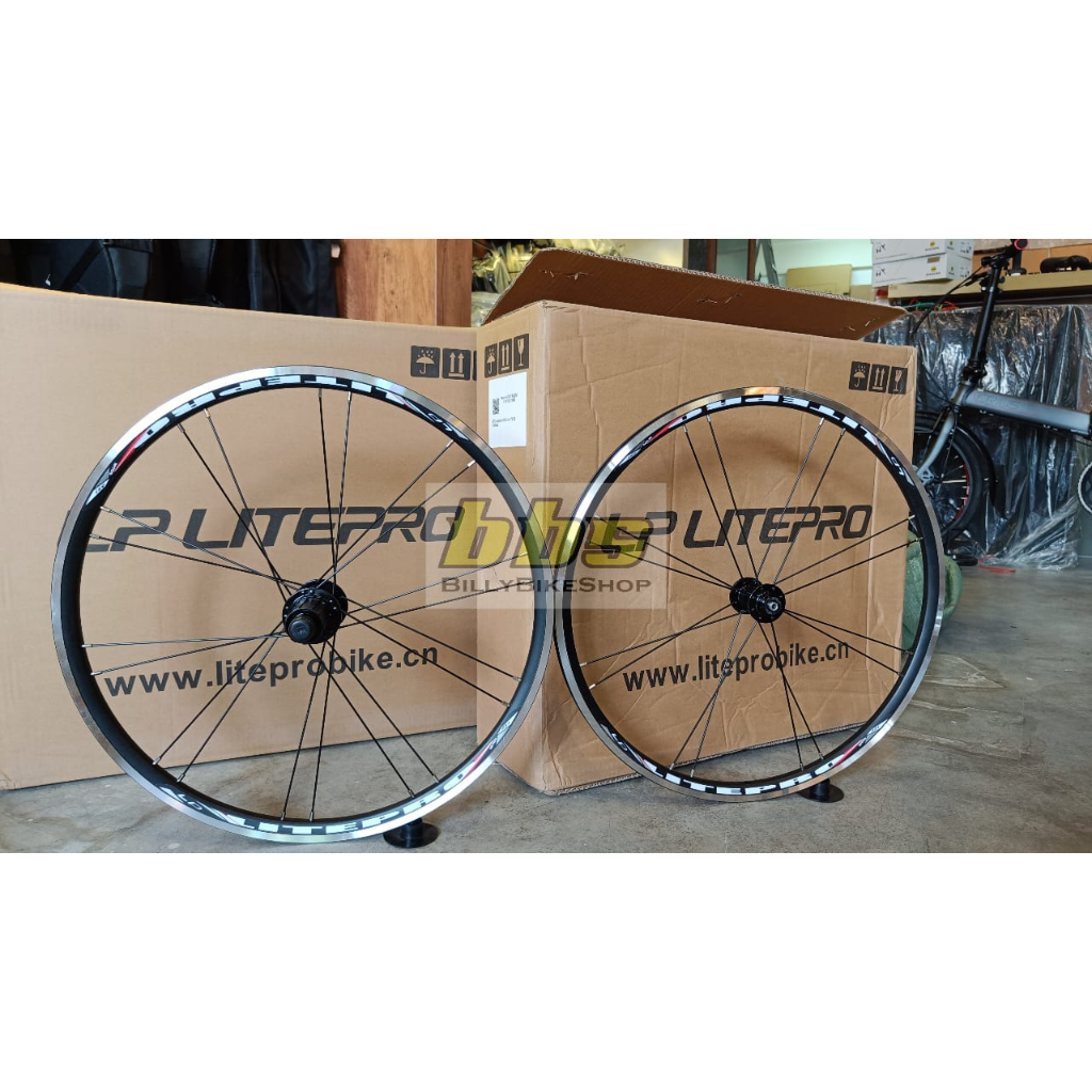 Litepro M100 Folding Bike Wheel Ultra Light 20 inch 406 451 Disc Brake ...