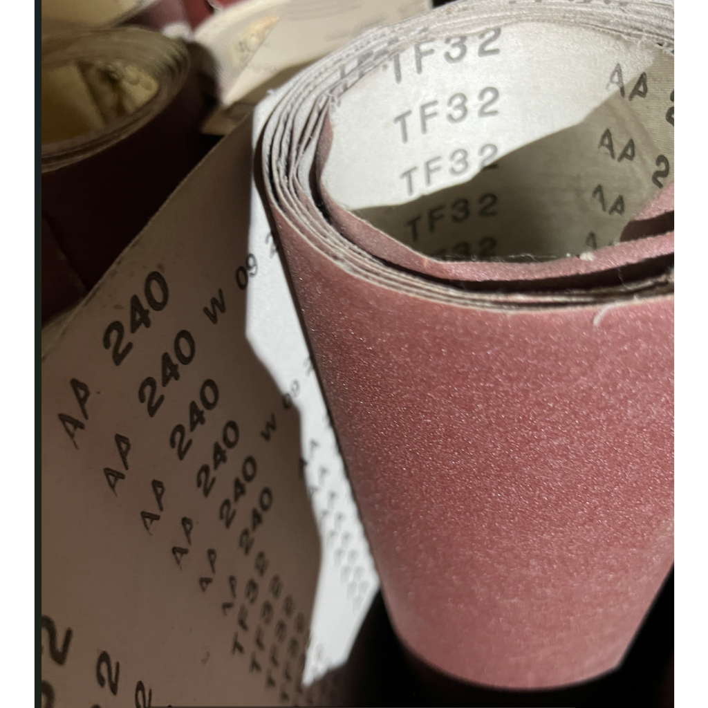 PREMIUM QUALITY 50mm x 50m TF32 AA Emery Cloth Sandpaper Roll SOFT TYPE ...