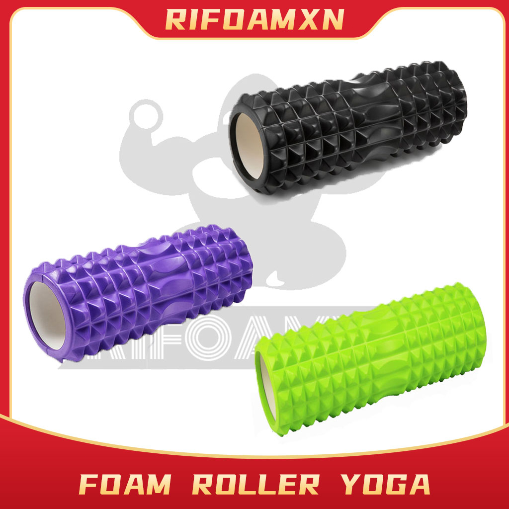 【Rifoam】Yoga Roller Long Short Yoga Pilates Eva Foam Roller Backpain ...