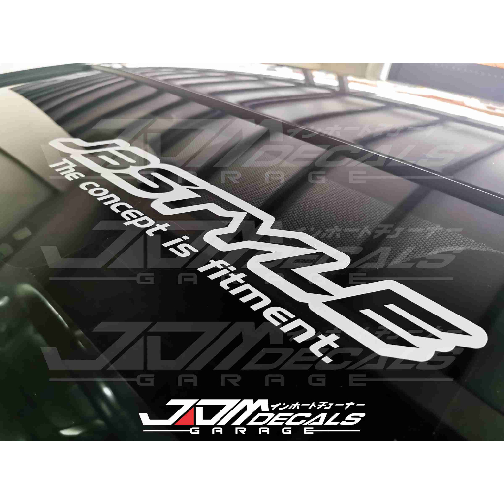 JBSTYLE The Concept is Fitment Car Windscreen Vinyl Sticker | Shopee ...
