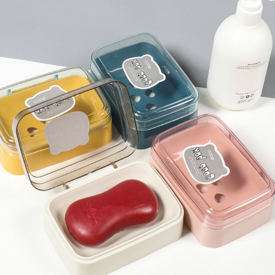 Soap Box With Lid Drain Portable Student Dormitory Toilet Household ...